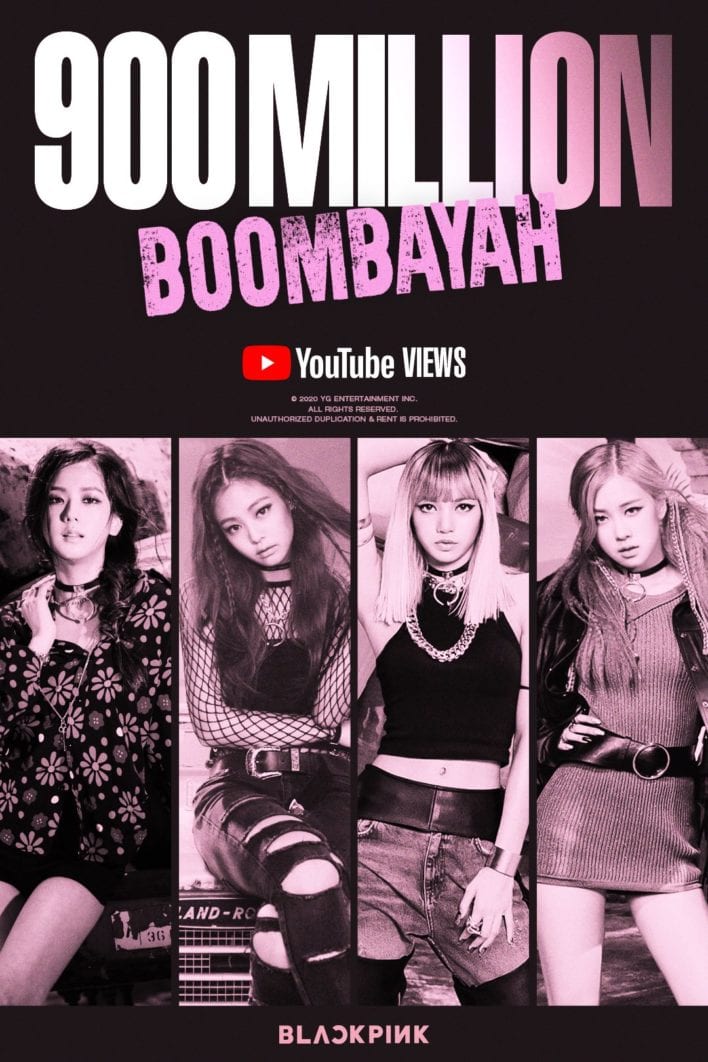 BLACKPINK’s ‘BOOMBAYAH’ Surpasses 900 Million Views, Making the Group ...