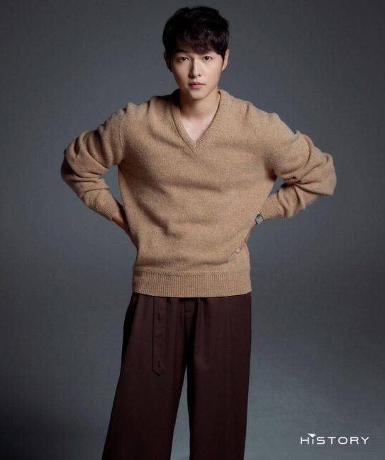 HiSTORY Releases New Profile Pictures of Song Joong Ki + Actor Write ...