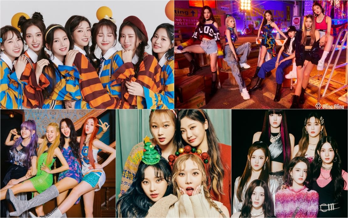 2021 Goals for Rookie Girl Groups: Weeekly, LUNARSOLAR, STAYC, aespa ...