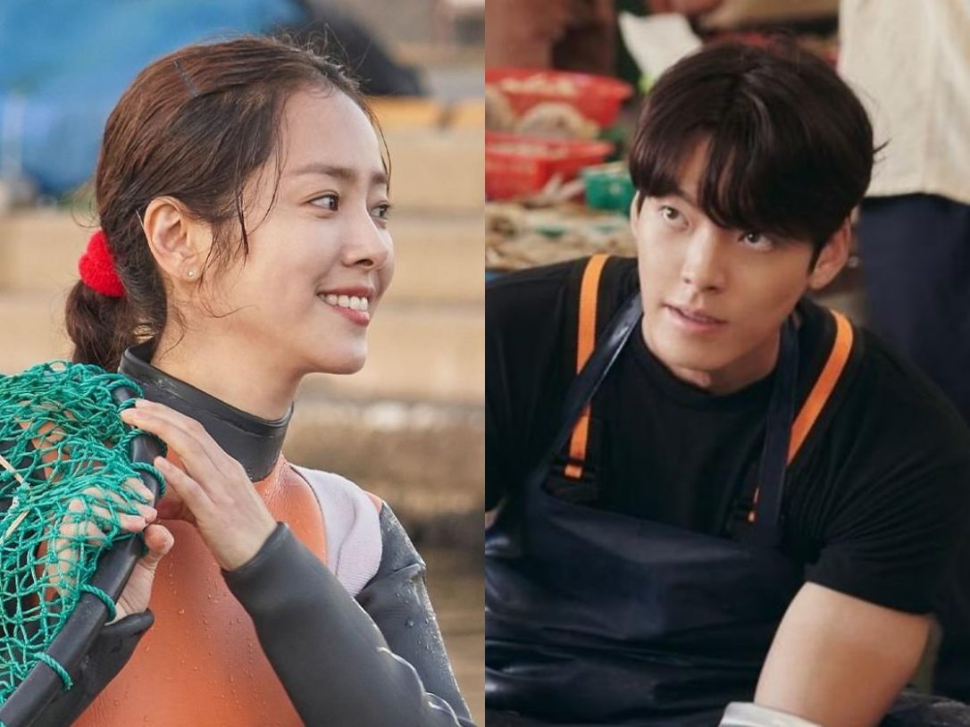 Han Ji Min and Kim Woo Bin Transform into a Female Diver and a Fish ...