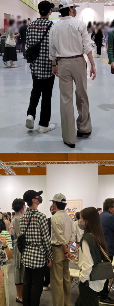 V Spotted with Park Bo Gum Wearing a Matching Item with BLACKPINK's ...
