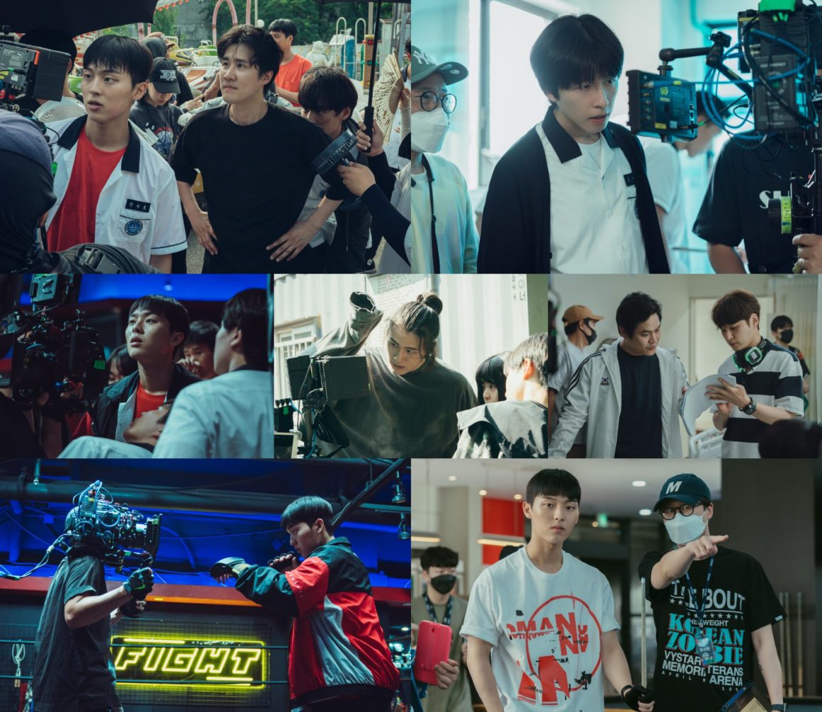 'Weak Hero Class 1' Reveals Behind-the-Scenes Photos of Park Ji Hoon ...