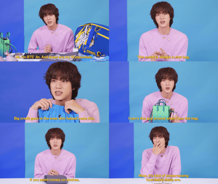 BTS' Jin Introduces 10 Items He Can't Live Without - ZAPZEE - Premier ...