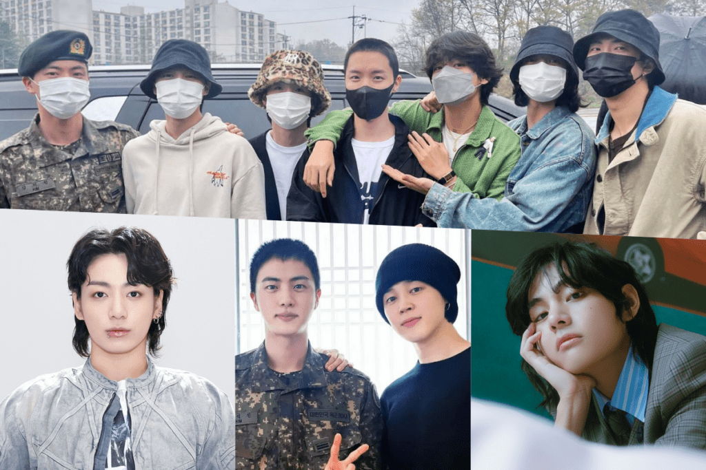 BTS Enlistment: Jimin and Jungkook Meet Jin as Their Instructor, V ...