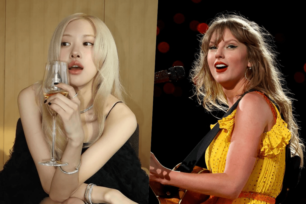 Rosé Is "Ready to Cry" as Taylor Swift Surprises Her with Latest Album ...