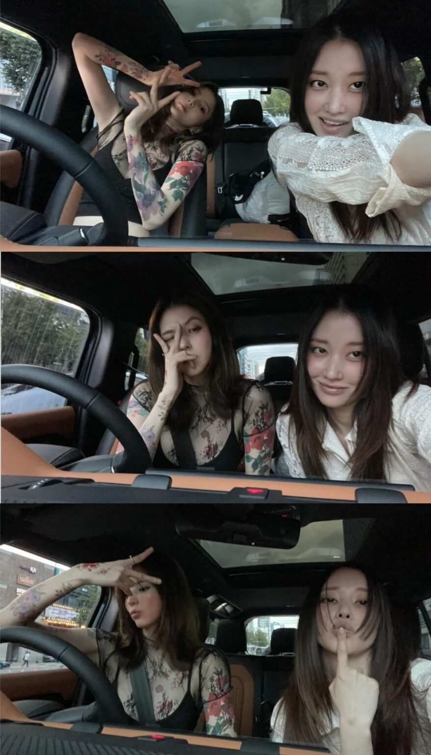 Han So Hee's Tattoos Spark Curiosity in Playful Car Pics With Jeon Jong ...
