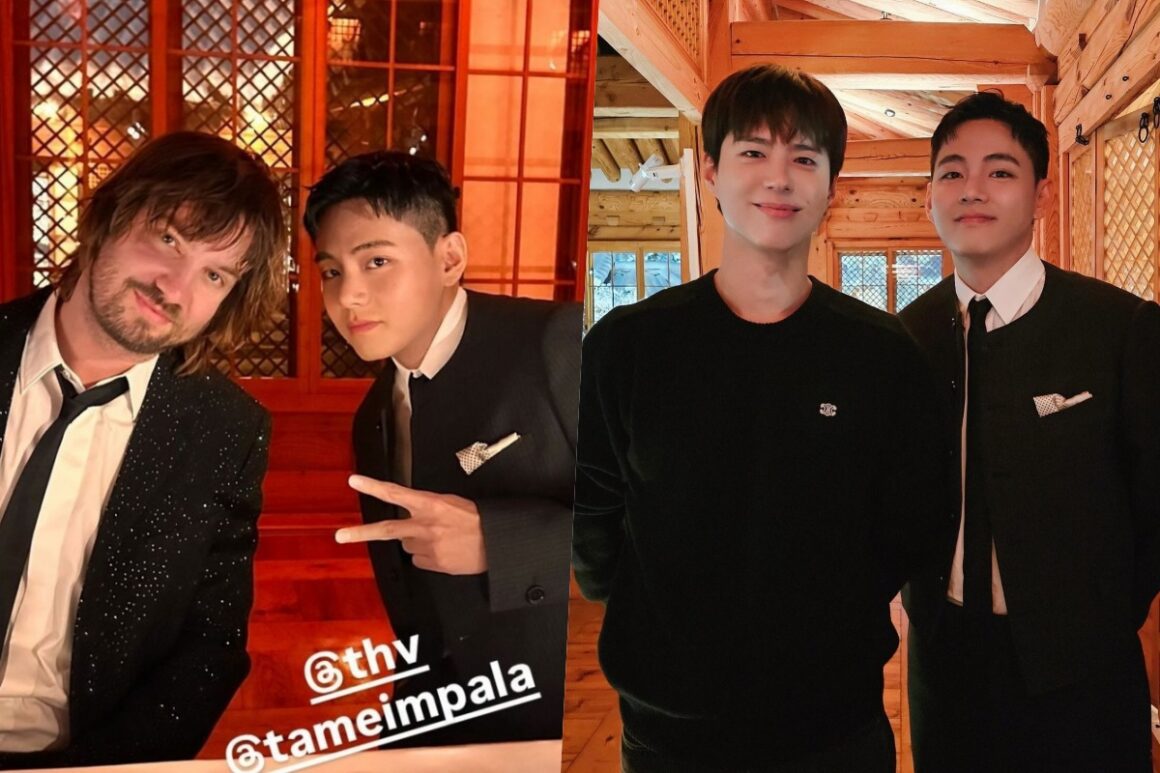 BTS's V Lights Up Celine Event With Park Bo Gum and Melts ARMY Hearts with Winter Greetings ...