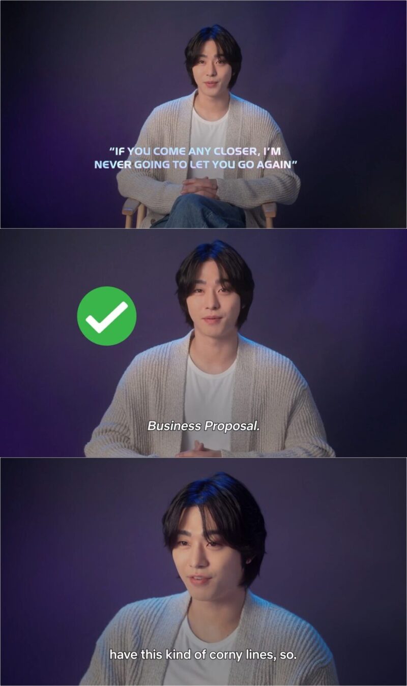 Ahn Hyo Seop Roasts His 'Business Proposal' Lines 'Corny'—Fans Are ...