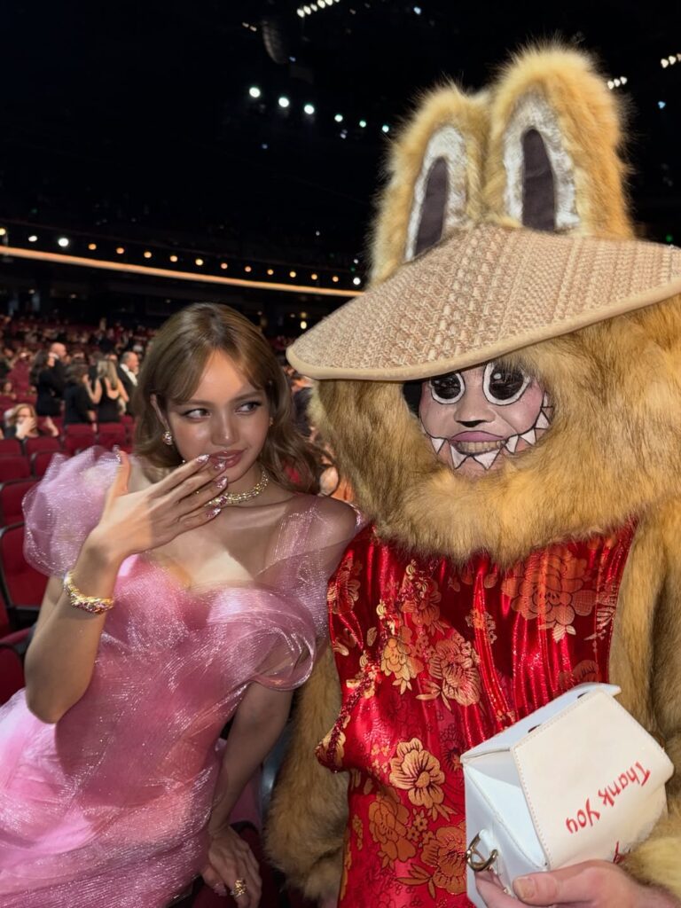 BLACKPINK's Lisa Meets 'Labubu' at Emmys, Viral Reaction