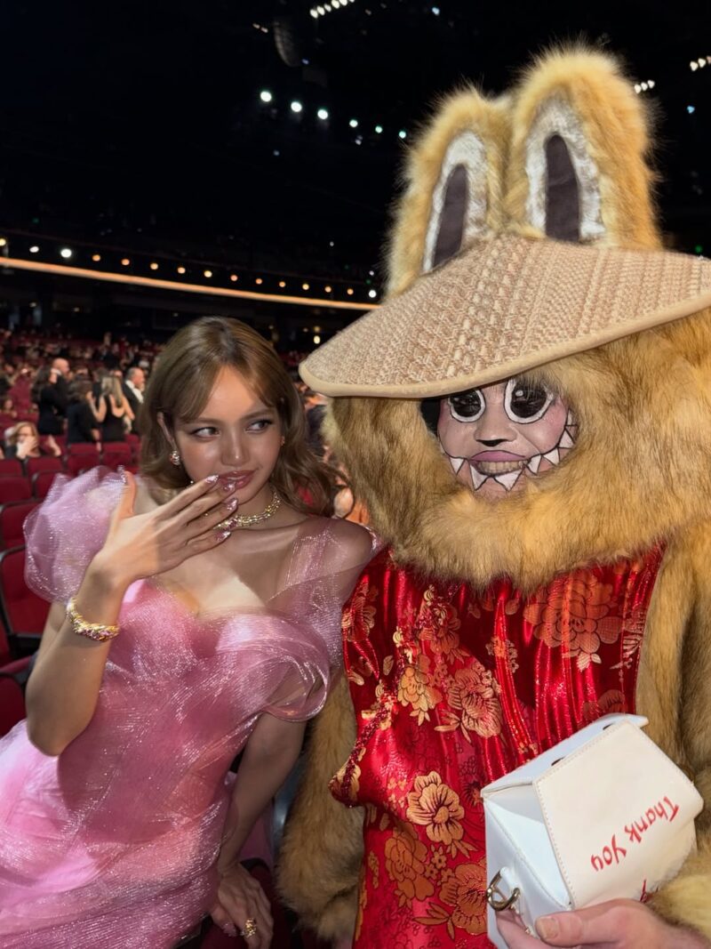 BLACKPINK's Lisa Meets 'Labubu' at Emmys, Viral Reaction