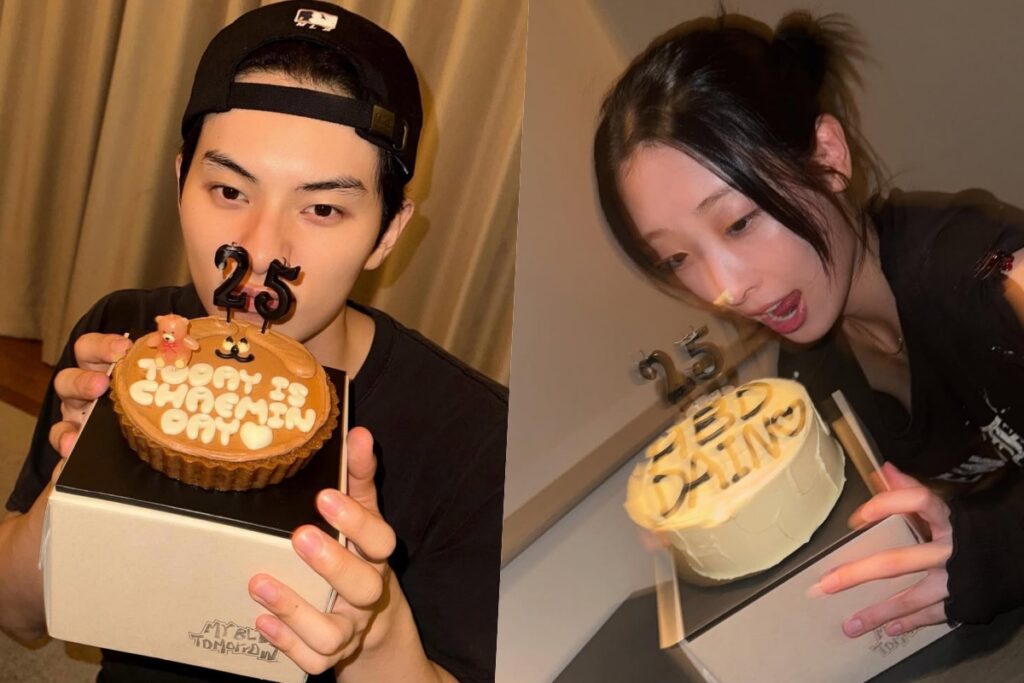 Lee Chae Min & Ryu Da In Flaunt Love with Matching Birthday Cakes