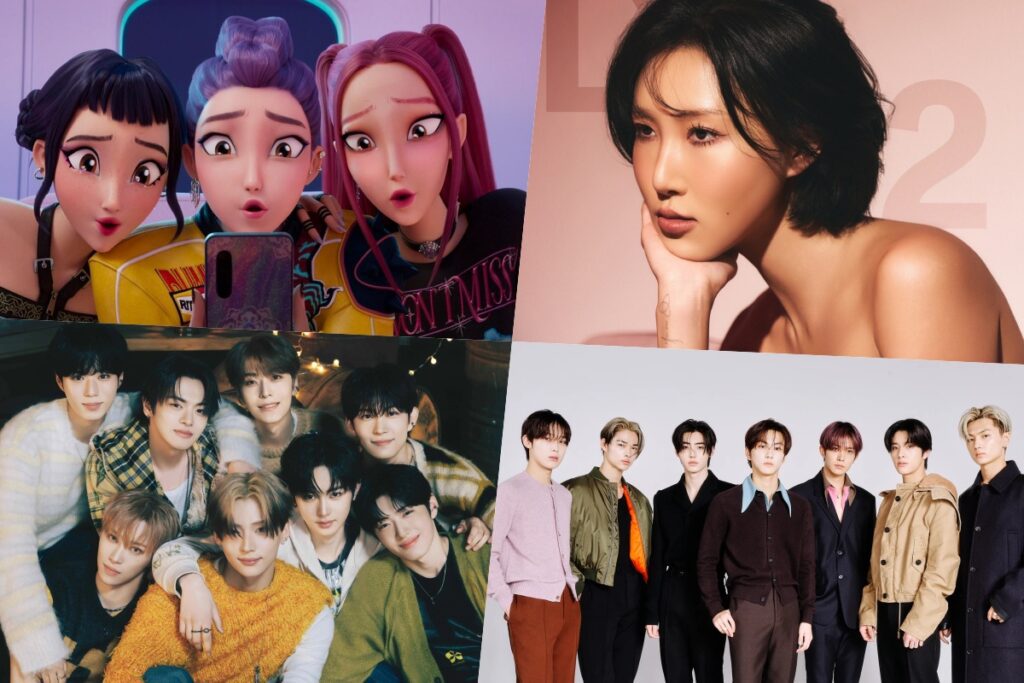 Circle Chart Week 3: HUNTR/X, Hwasa, ALPHA DRIVE ONE and ENHYPEN Take ...